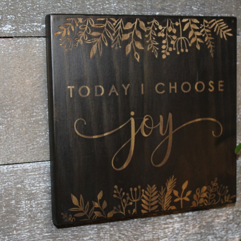 Choose Joy Sign - Etsy