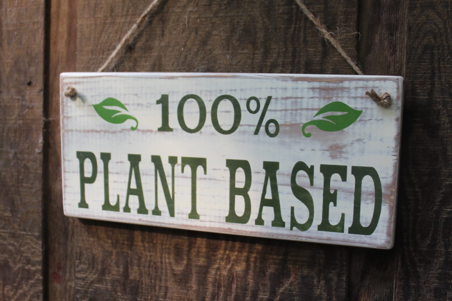 100% Plant Based Wood Sign Vegan Kitchen Plant Based Kitchen - Etsy