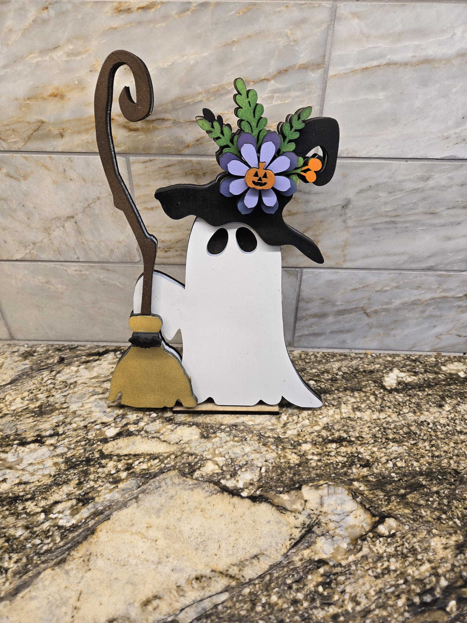 Wood Ghost Table Decor - Etsy