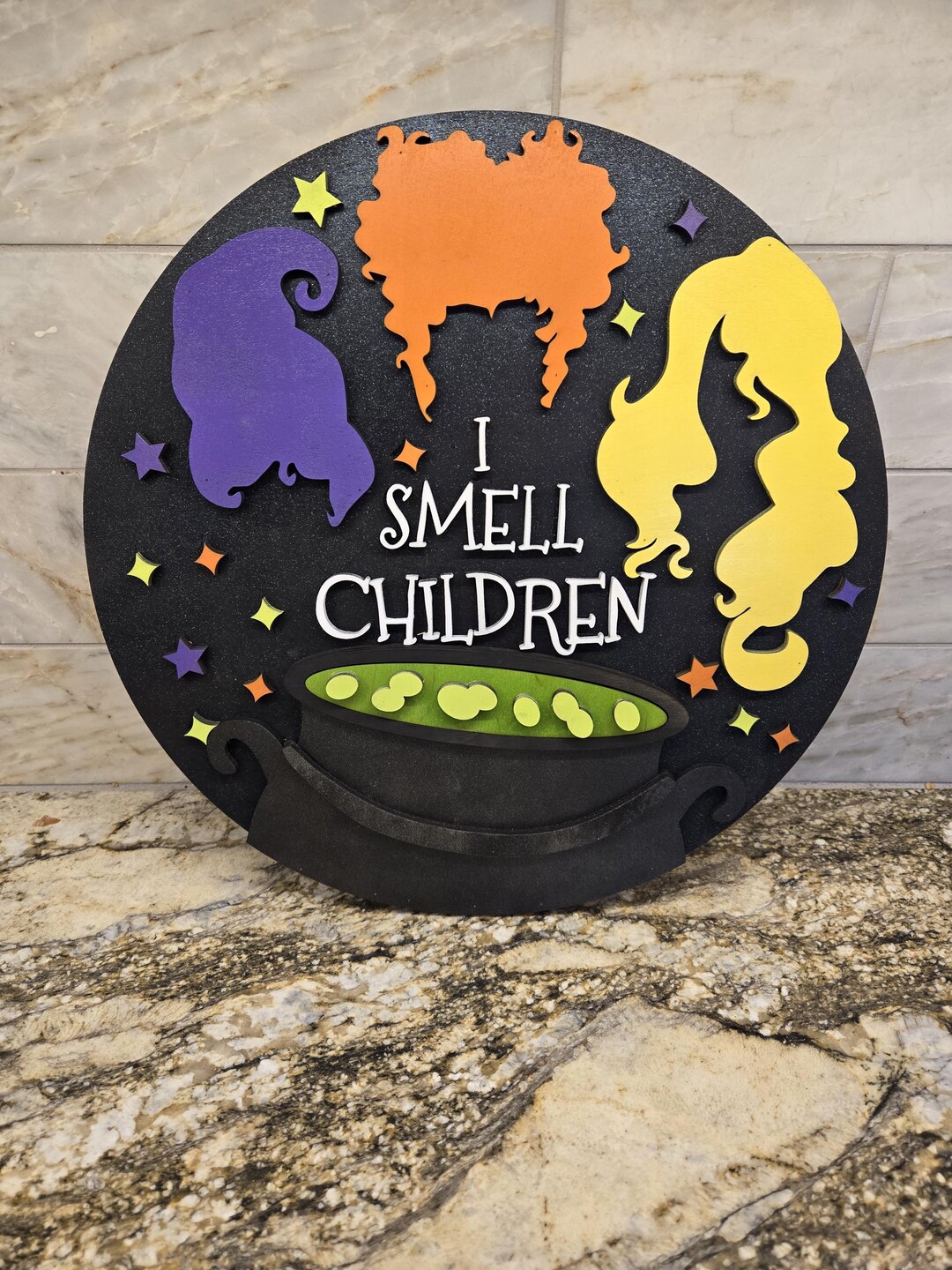 Hocus Pocus I Smell Children Door Hanger - Etsy