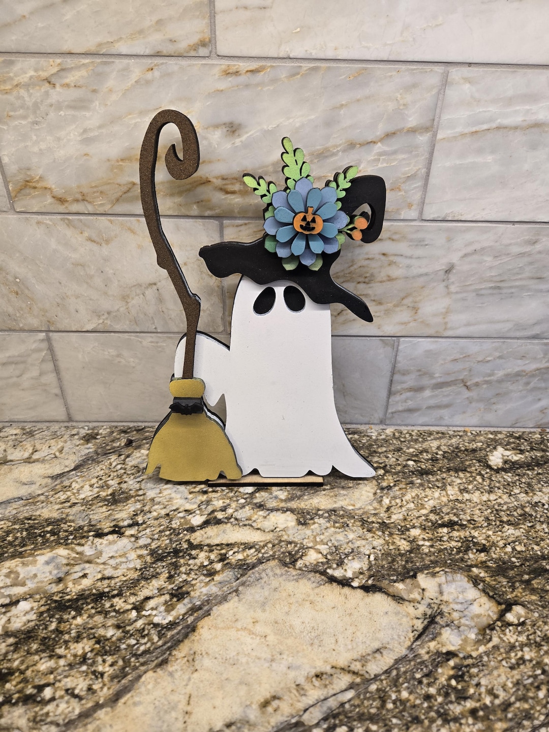 Wood Ghost Table Decor - Etsy