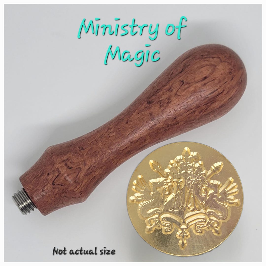Wax Stamp Head and Wood Handle - Etsy