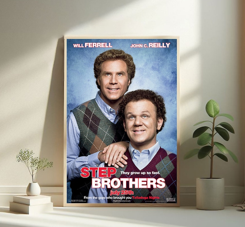 Step Brothers Movie Poster High Quality Silk Art Print Room Decoration ...