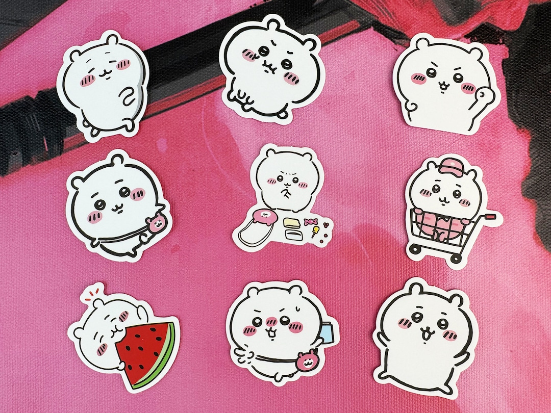 50 Chiikawa Stickers Hachiware Stickers Hachiware Usagi Stickers - Etsy