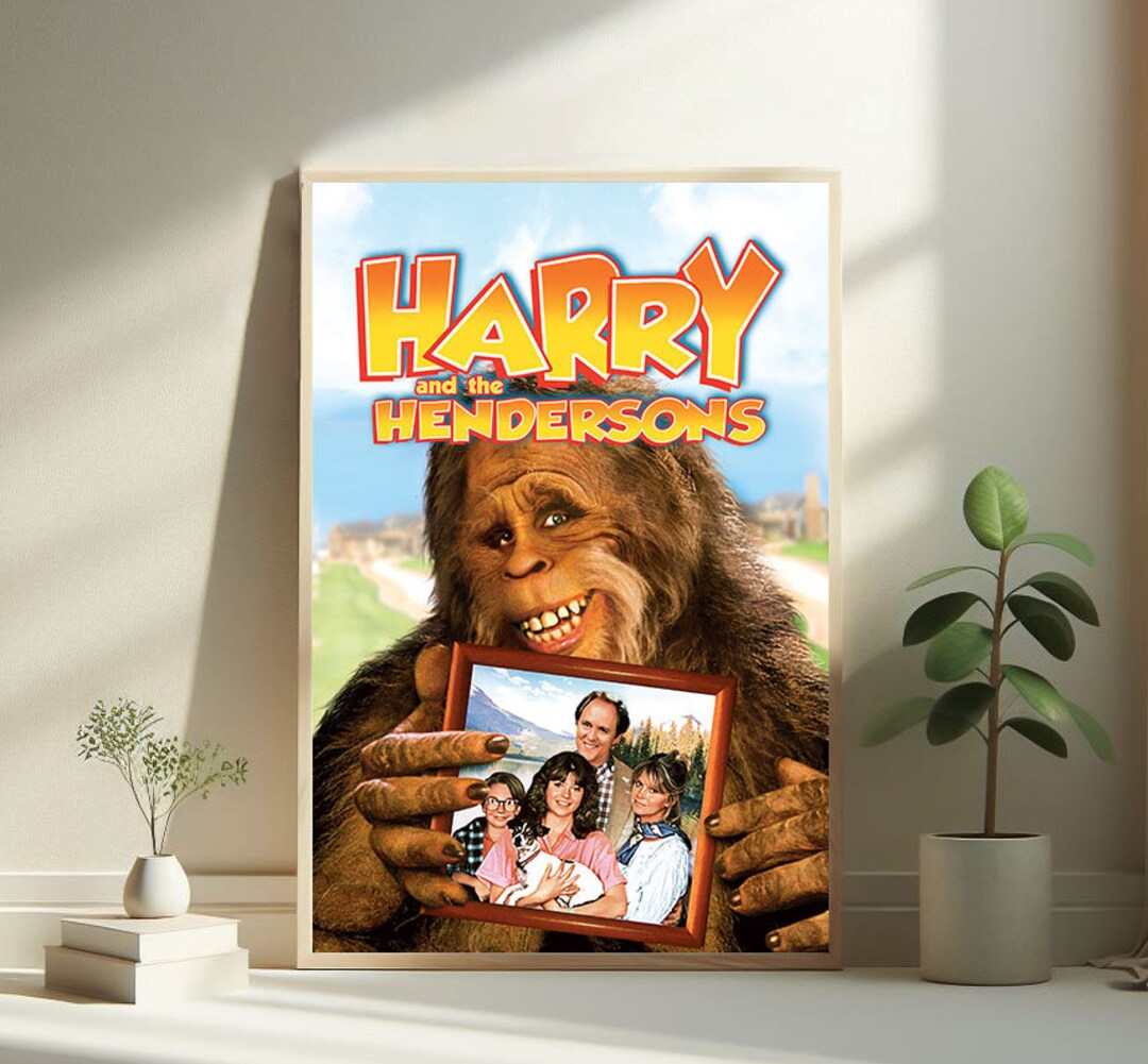 Harry and the Hendersons Movie Poster High Quality Canvas Art Print ...