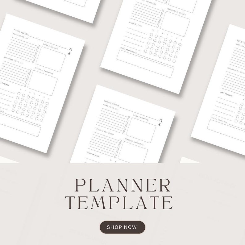 KAIZEN PRINTABLE PLANNER | Instant Download - Etsy