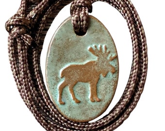 Moose Necklace | Etsy