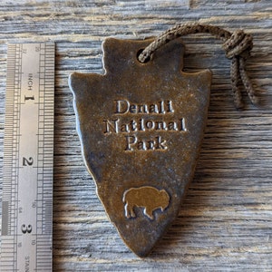 Denali National Park Arrowhead Outdoor Adventure Holiday Ornament ...