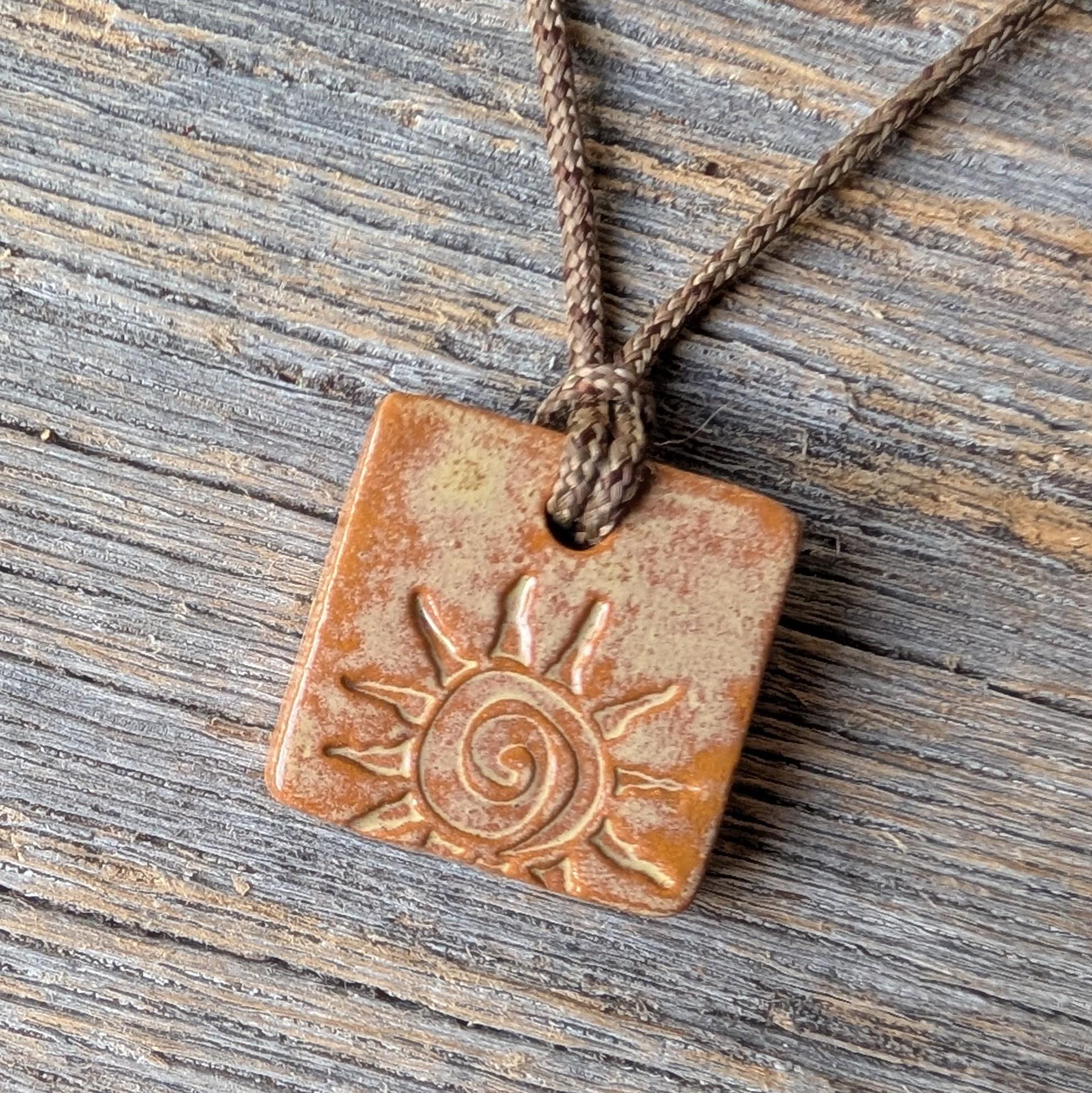 Sun ~ Sunshine ~ Sunrise ~ Sunset Necklace Pendant Gift Wheat - Etsy