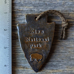 Zion National Park Arrowhead Outdoor Adventure Holiday Ornament ...