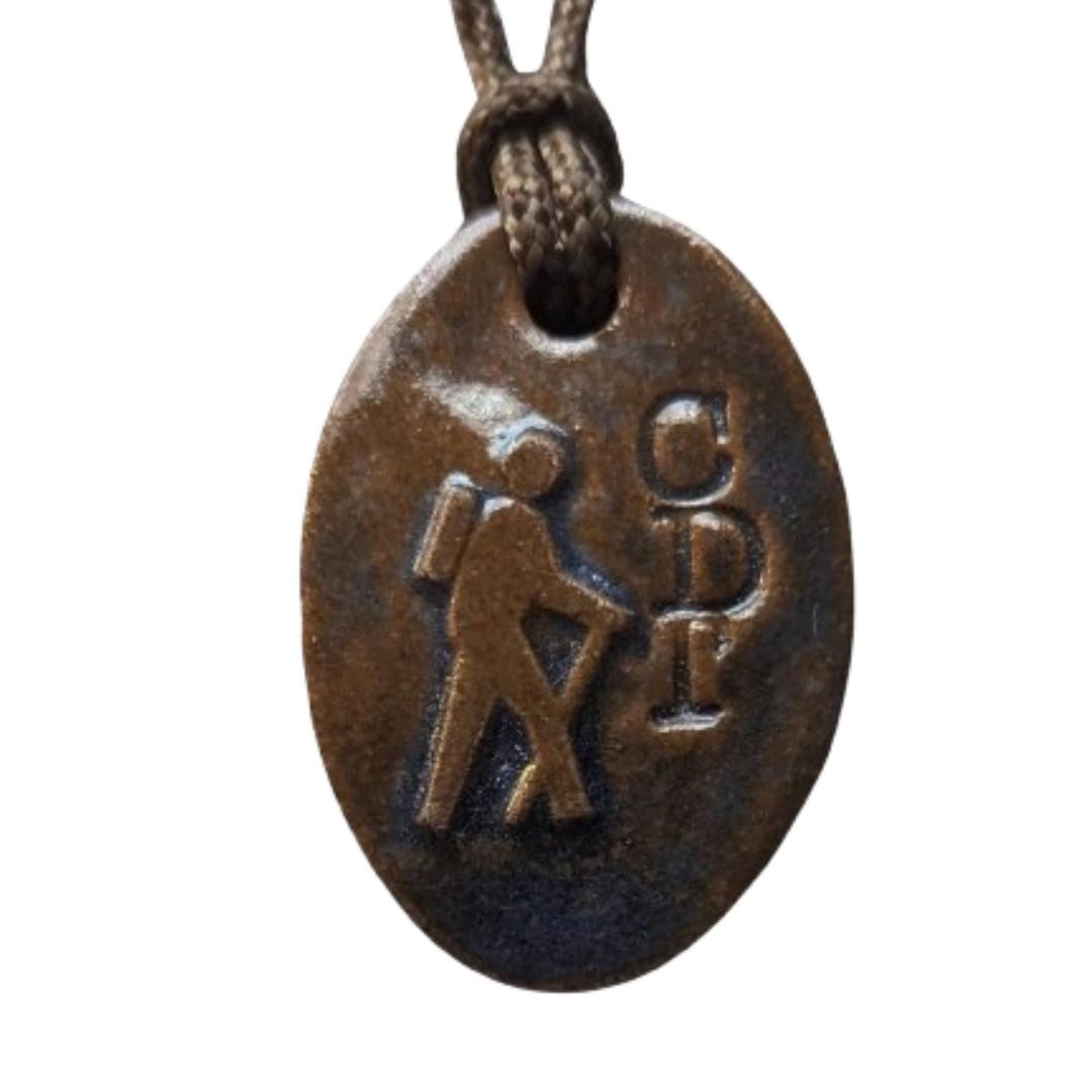 Continental Divide Trail (CDT) Hiker Symbol Necklace in Stormy Blue - Etsy