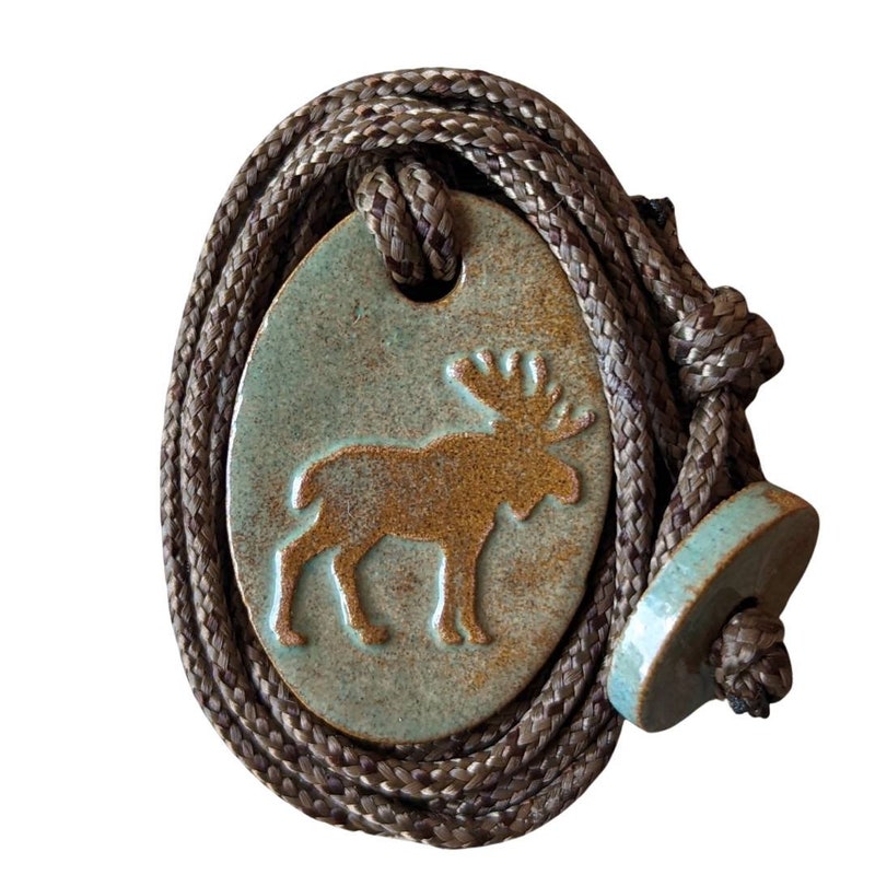 Moose Necklace - Etsy