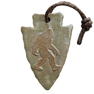 Bigfoot Arrowhead Sasquatch Ornament Outdoor Adventure Yeti Holiday ...