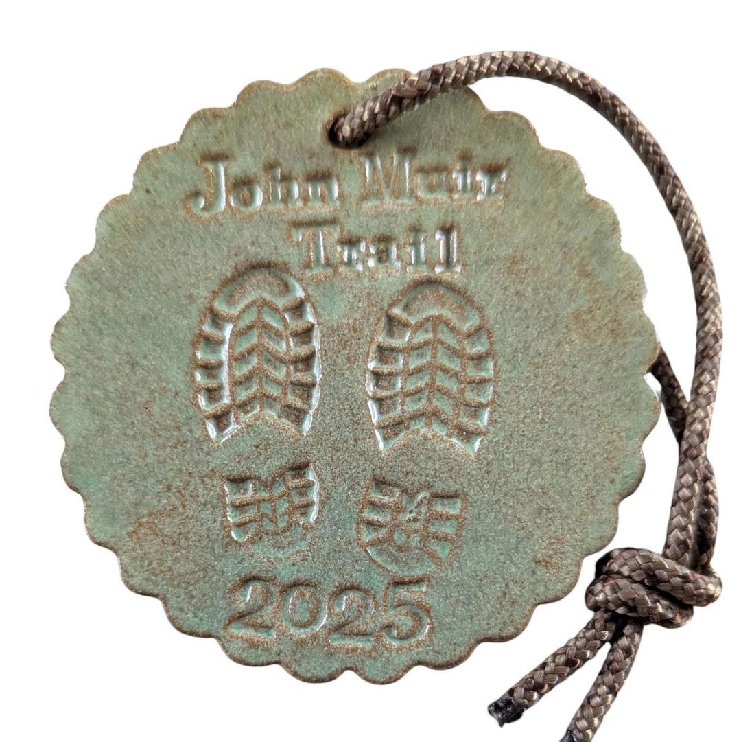 Handmade John Muir Trail 2025 Medallion: Hiking Keepsake Ornament - Etsy