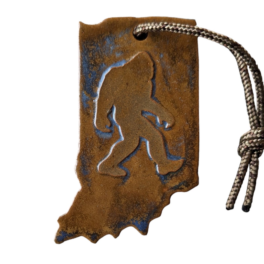 Bigfoot Indiana Sasquatch Ornament Outdoor Adventure Yeti Holiday Gift ...