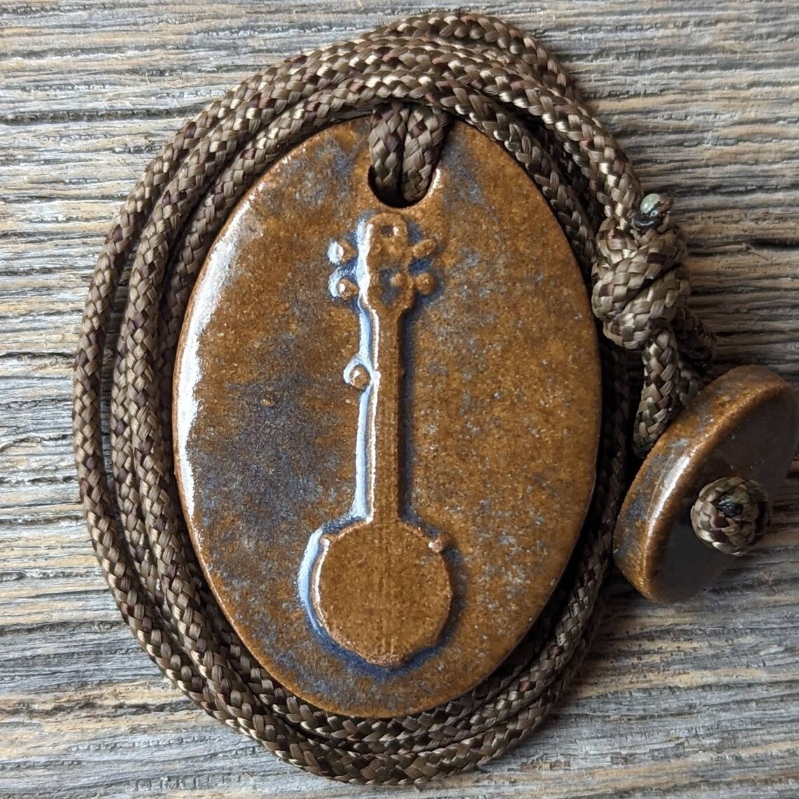 Banjo Old-time Bluegrass Instrument Necklace Jewelry Gift Blue - Etsy