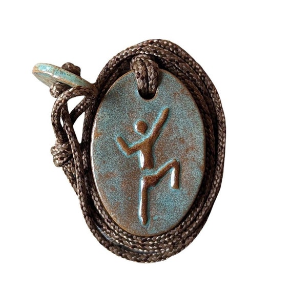 Climber Rock Climbing Bouldering Mountaineering Pendant - Etsy