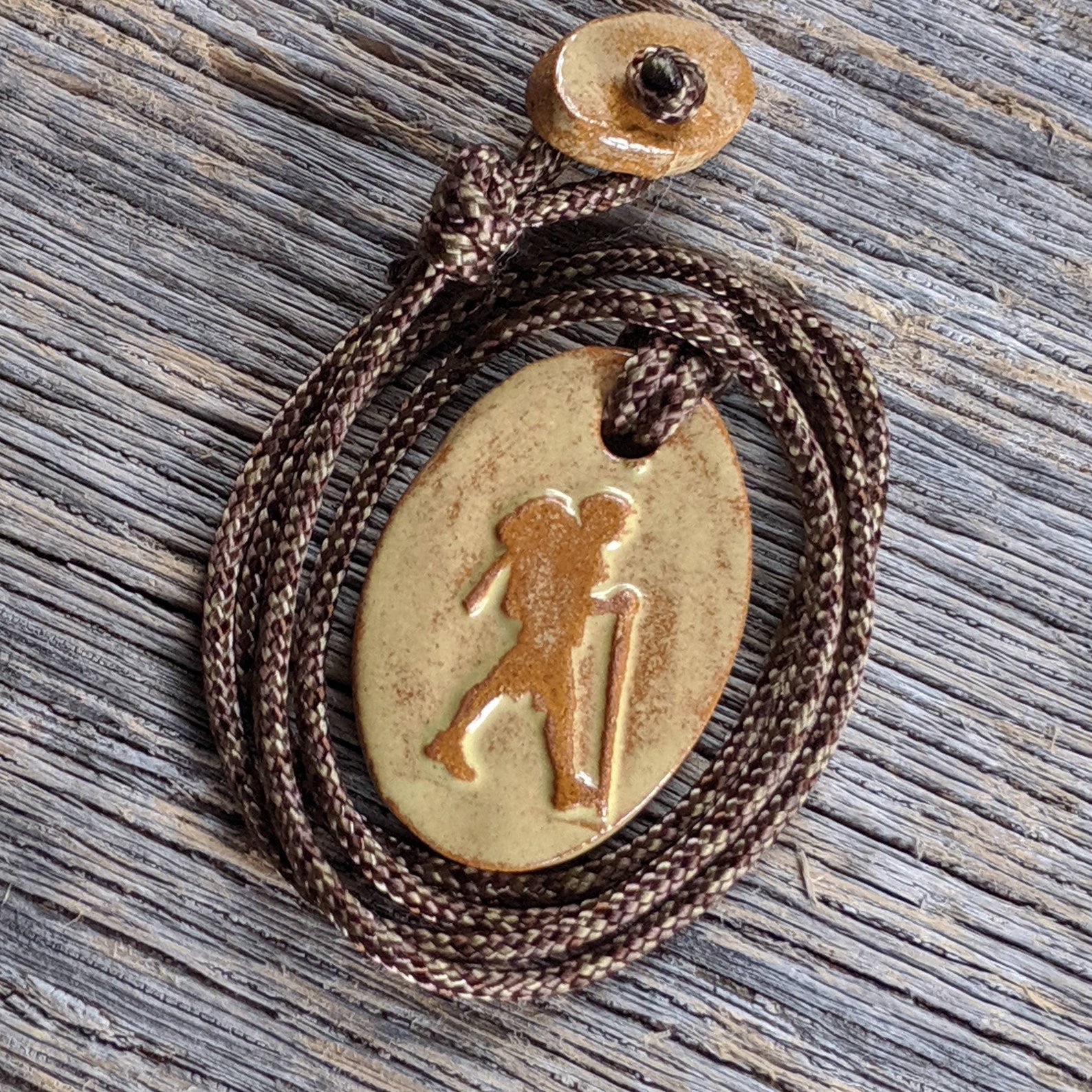Hiker Backpacker Outdoors Jewelry Adventure Necklace Hiking - Etsy