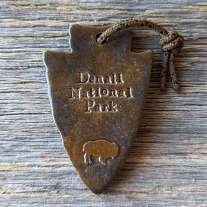 Denali National Park Arrowhead Outdoor Adventure Holiday Ornament ...