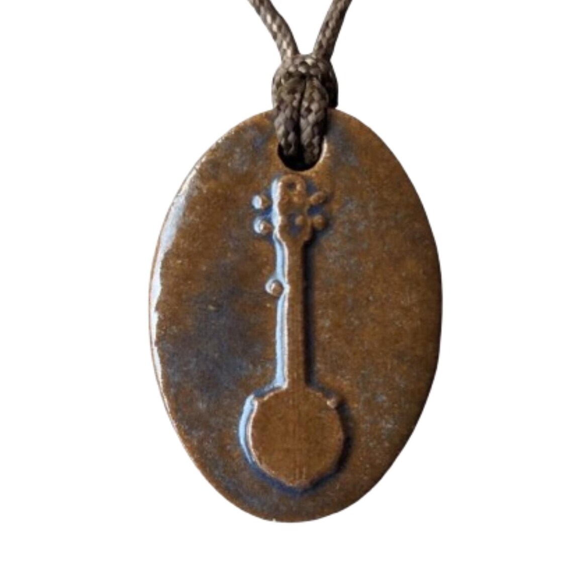 Banjo Old-time Bluegrass Instrument Necklace Jewelry Gift Blue - Etsy