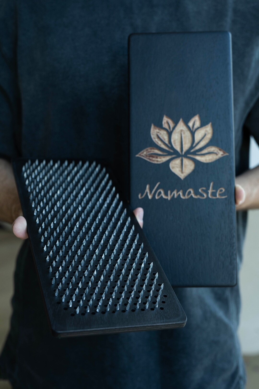Namaste Flower Sadhu Board | Standing on Nails Yoga Board | Acupuncture ...