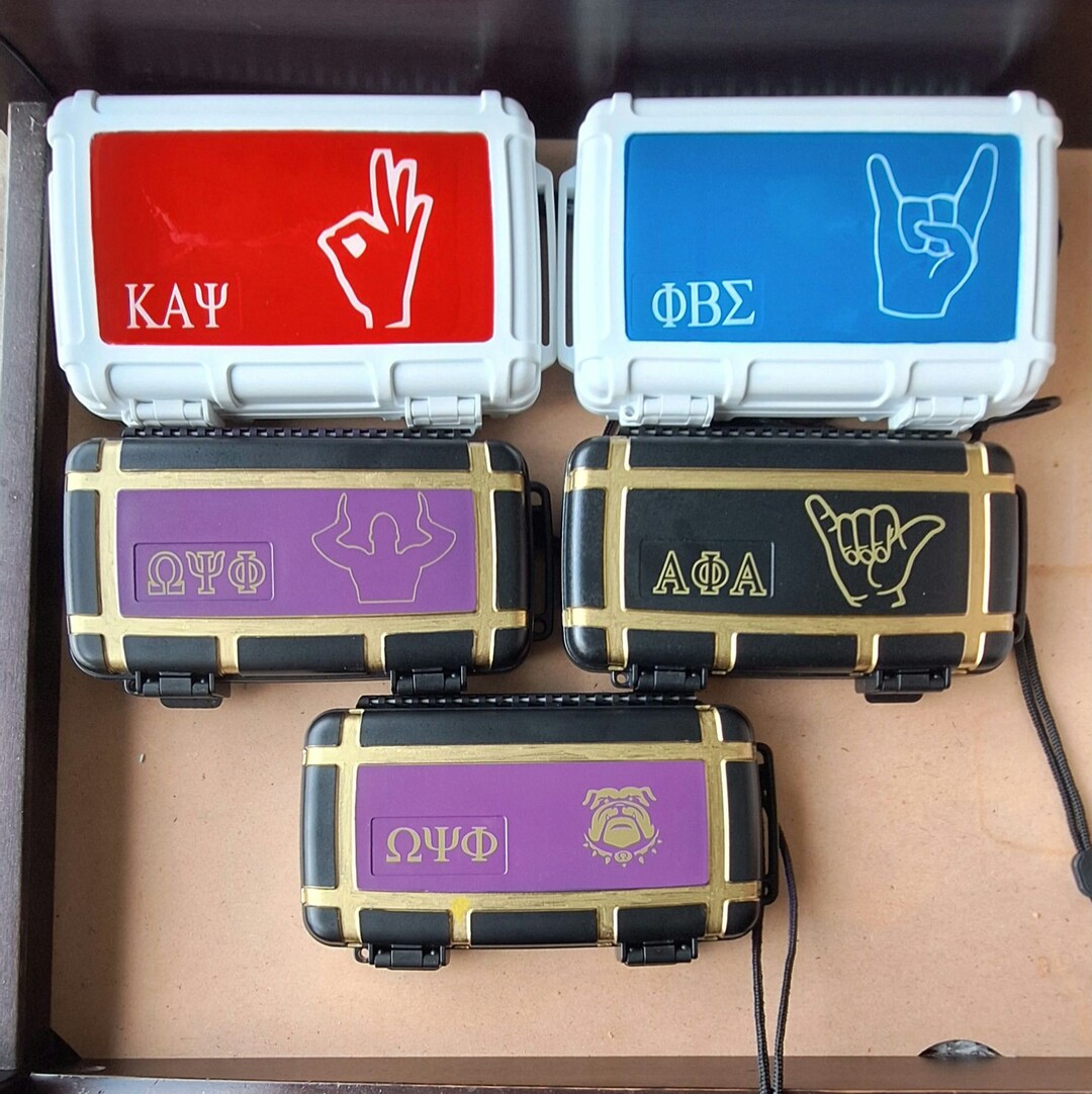 Fraternity/sorority Travel Humidors - Etsy