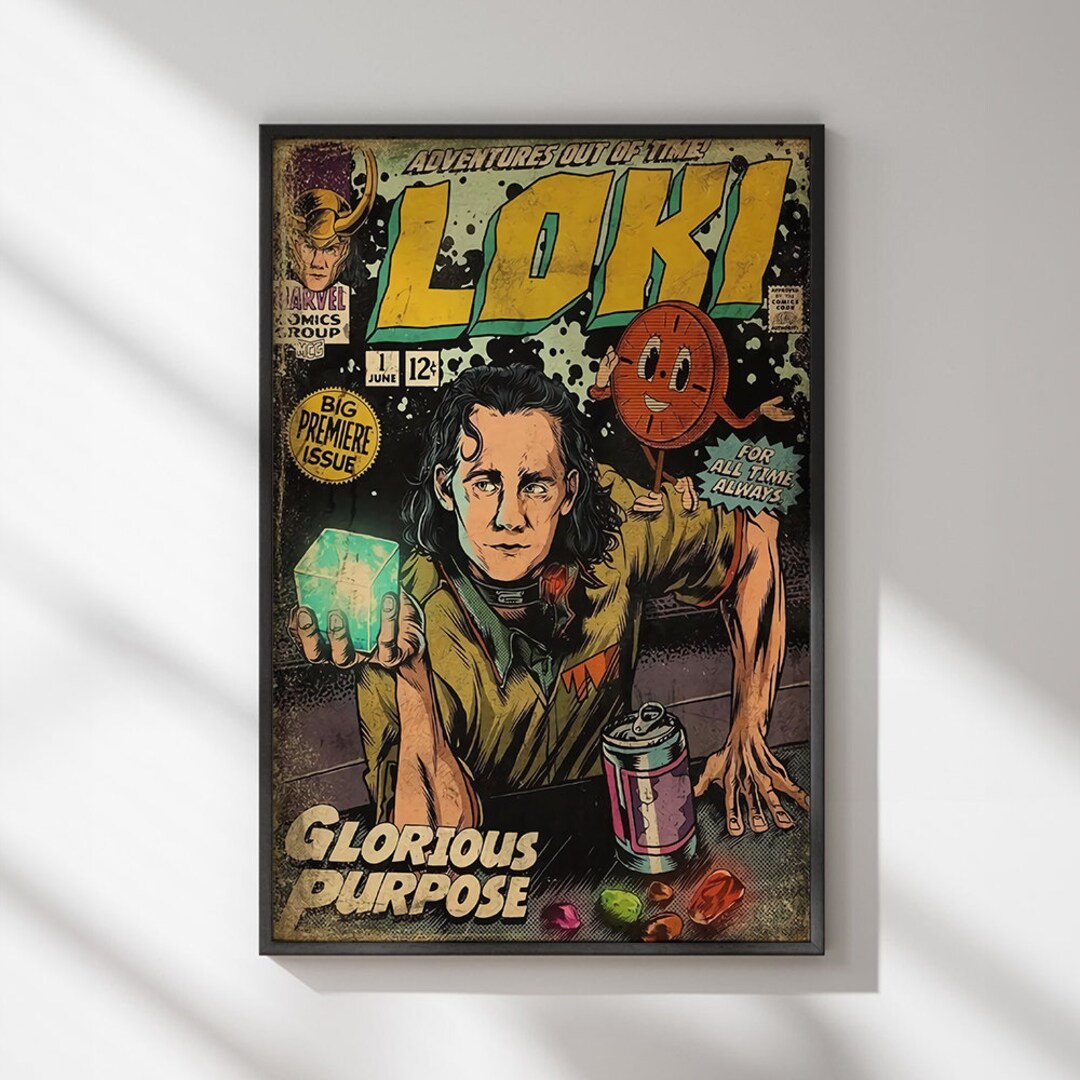 Loki Movie Poster, Canvas Poster Printing, Classic Movie Wall Art for ...