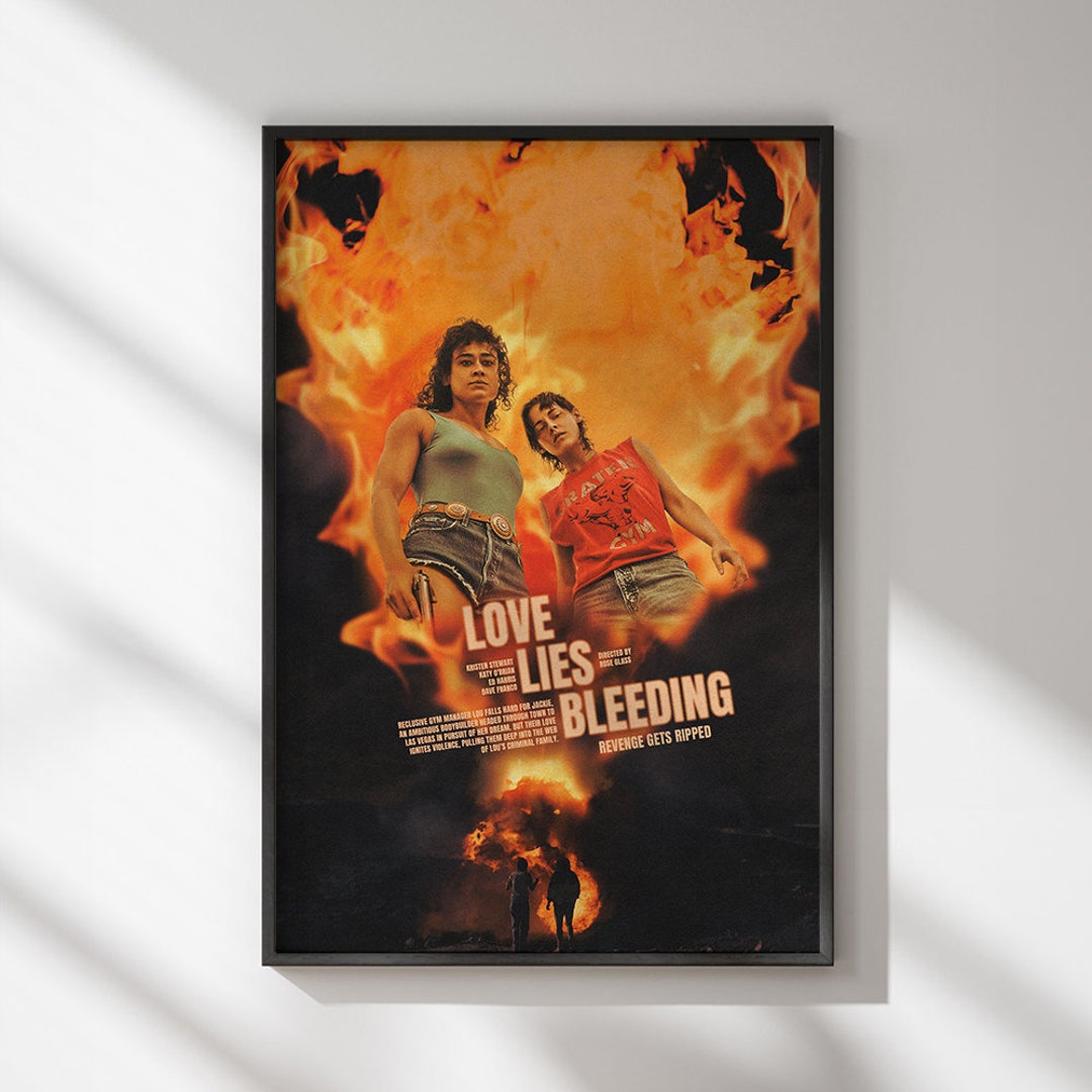 Love Lies Bleeding Movie Poster Vintage Retro Art Print Wall Art Print ...