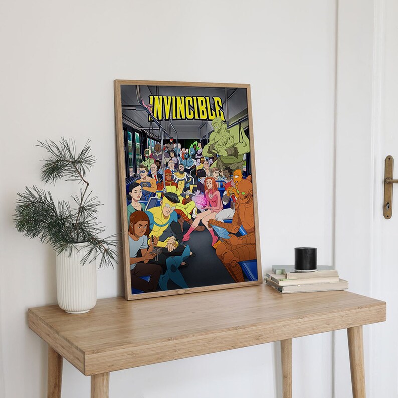 Invincible Movie Poster Print, Room Decor, Movie Art, Gifts for Him/her ...