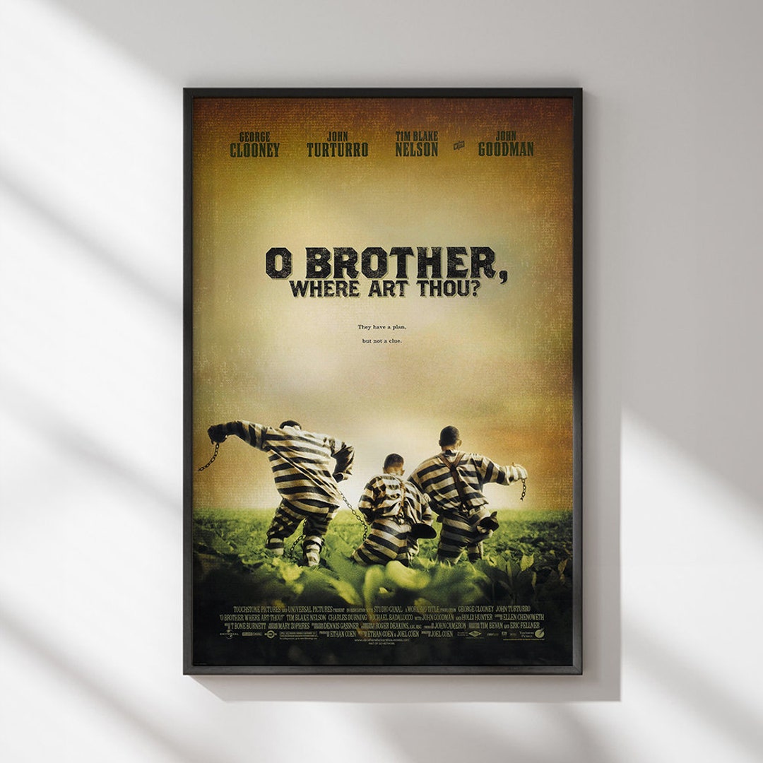 O Brother, Where Art Thou Movie Poster Print, Room Decor, Movie Art ...