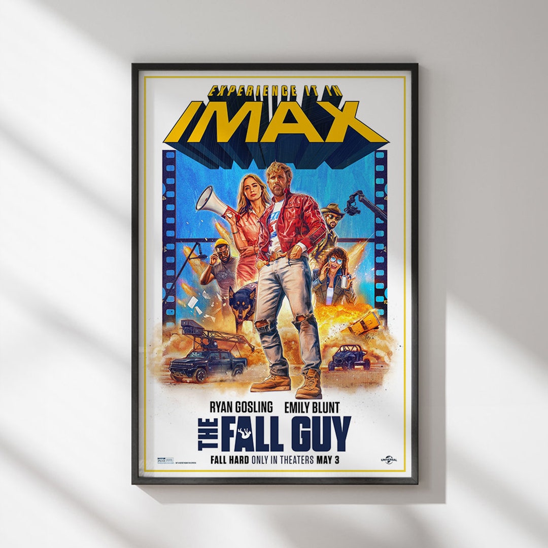 The Fall Guy Movie Poster, Canvas Poster Printing, Classic Movie Wall ...