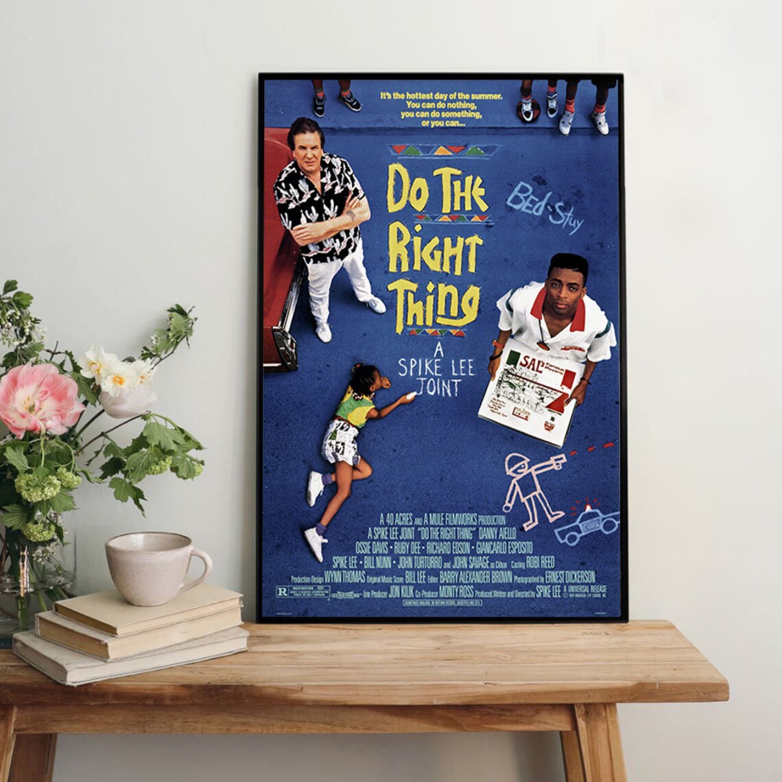 Do the Right Thing Movie Poster Print, Room Decor, Movie Art, Gifts for ...