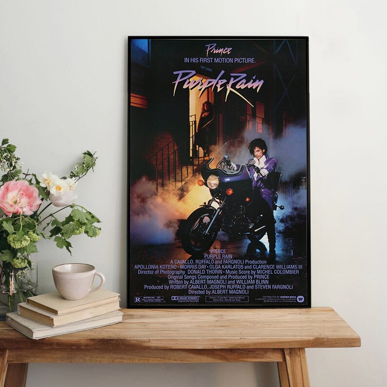 Purple Rain Movie Poster Print, Room Decor, Movie Art, Gifts for Him ...