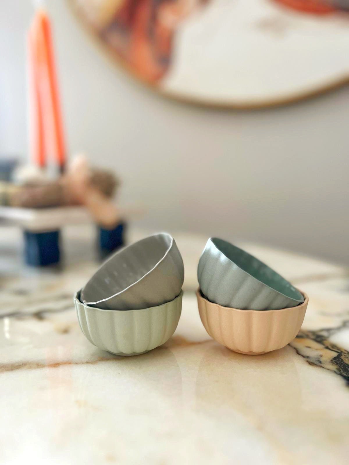 Limoges Porcelain Serving Bowls Set of 4 Candy Bowl Cute Bowls Pinch ...