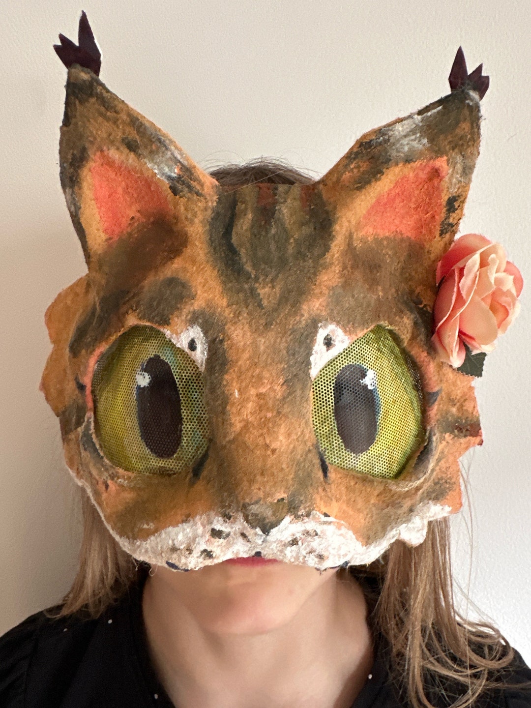 Handmade Therian Lynx Maine Coon Mask Etsy