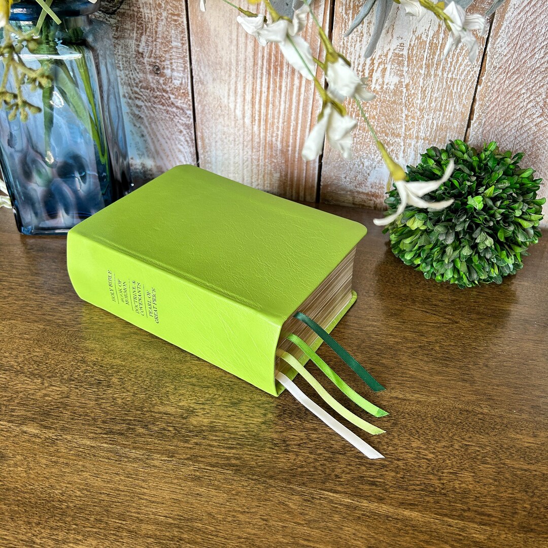 Lime Green LDS Scripture Quad - Holy Bible, Book of Mormon, Doctrine ...