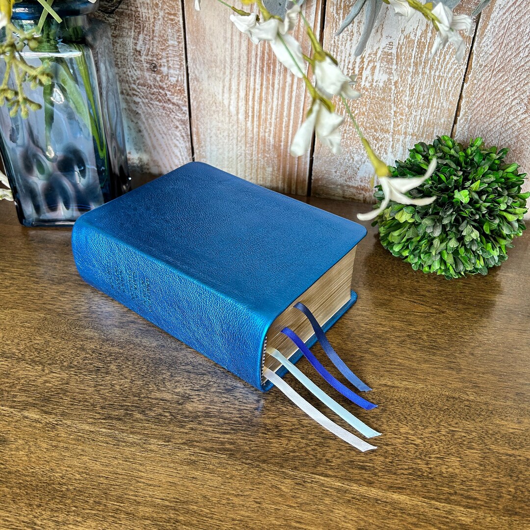 Metallic Blue LDS Scripture Quad - Holy Bible, Book of Mormon, Doctrine ...