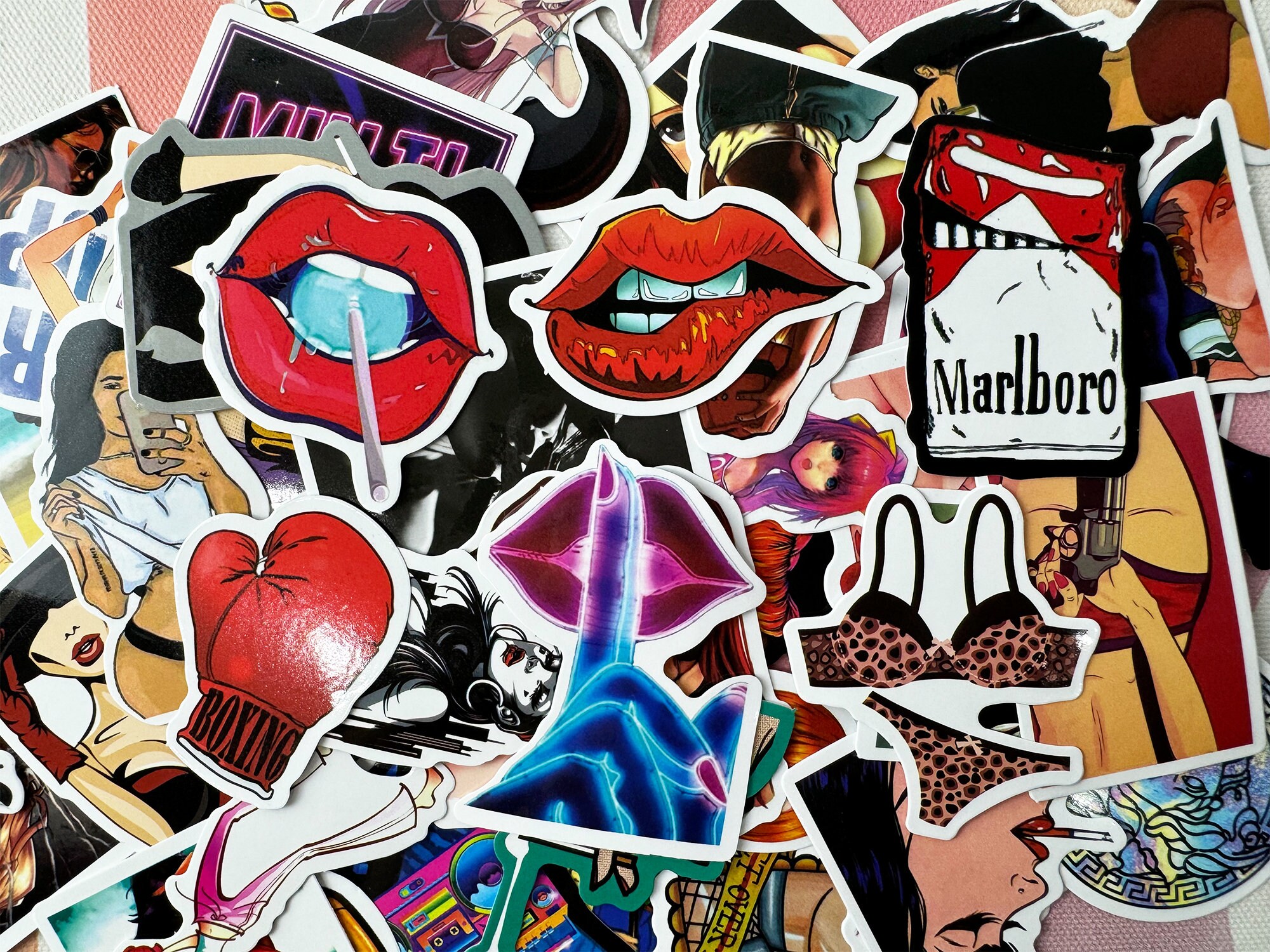 50 Sexy Anime Girl Stickers Anime Girl Stickers Sexy Girl Stickers - Etsy