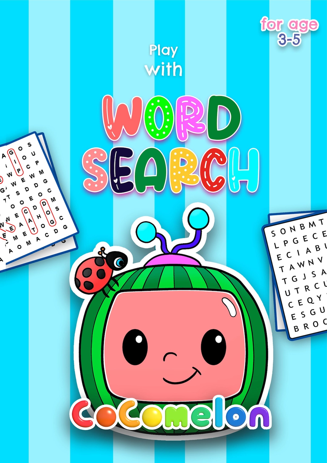 Cocomelon Word Search | Printable Kids Activity | Fun Learning Game ...