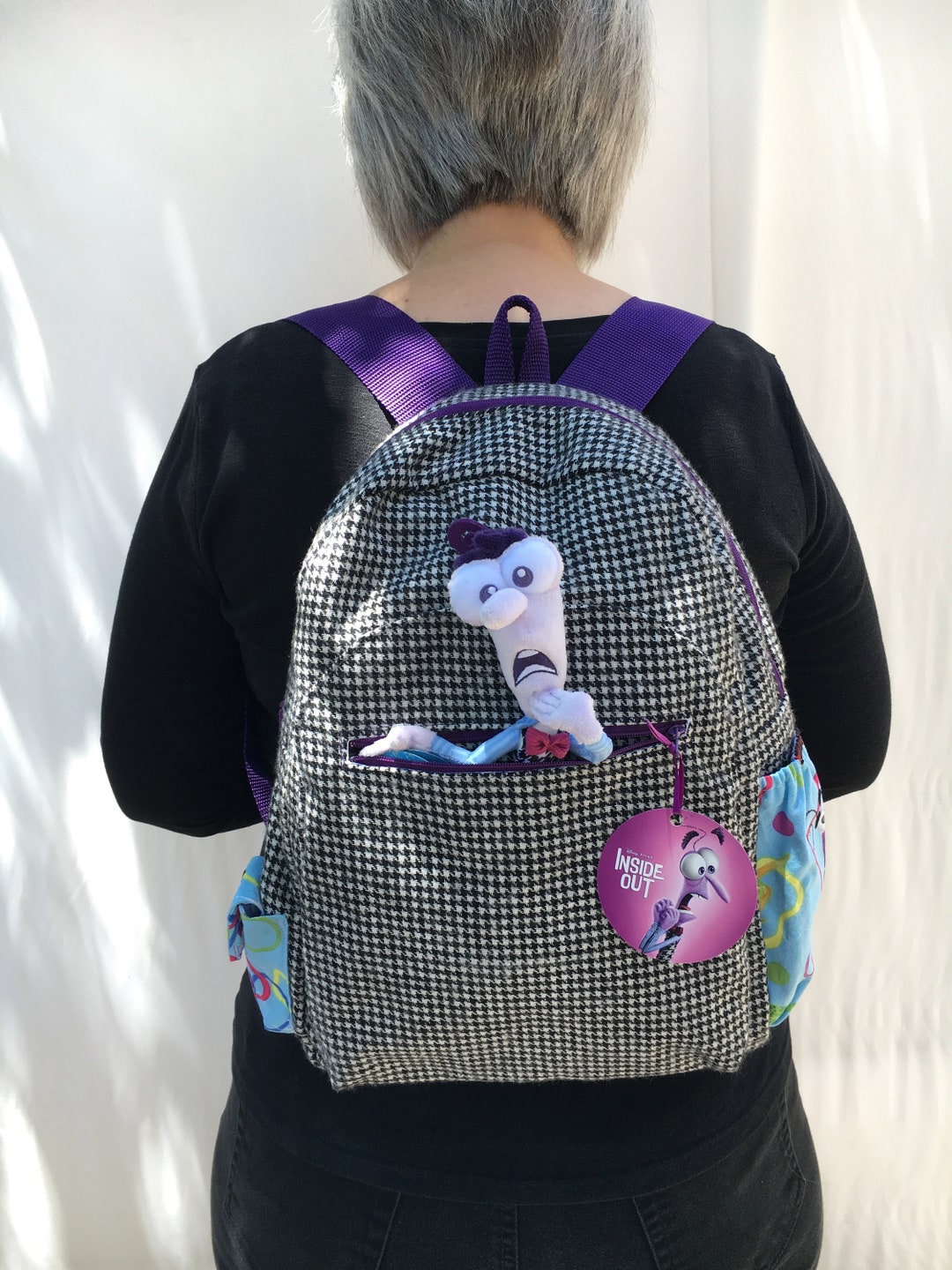 Pixar's Inside Out Fear Backpack - Etsy