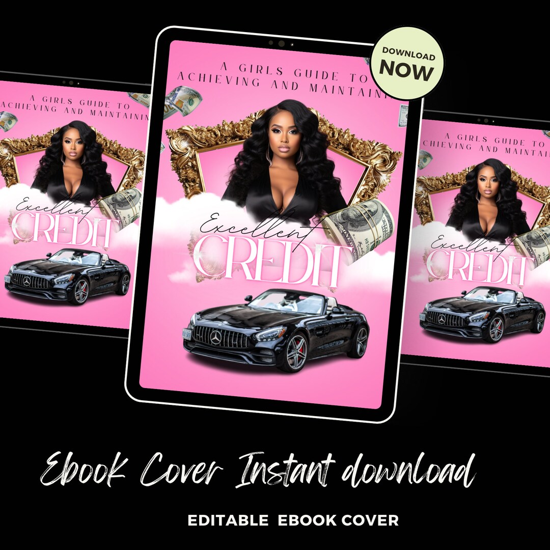 Excellent Credit Ebook Cover, Plr Ebook, Resell Rights, Editable With ...