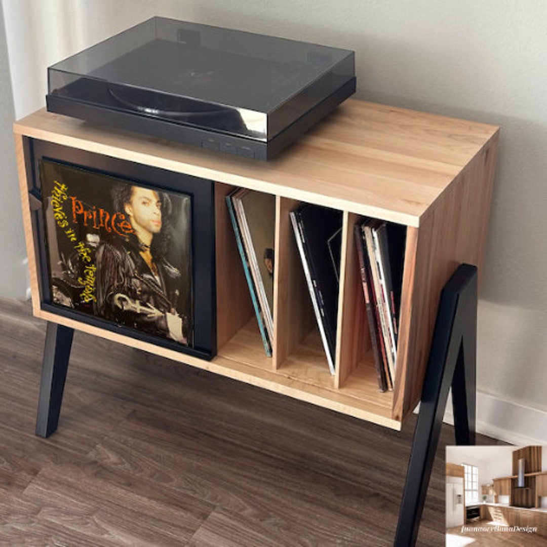 Record Player Stand, Vinyl Record Storage, Retro, Vintage, Record ...