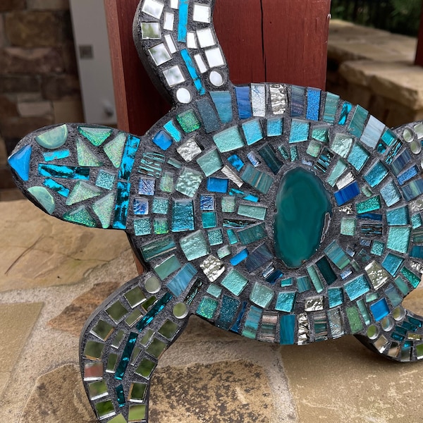 Sea Turtle Mosaic - Etsy
