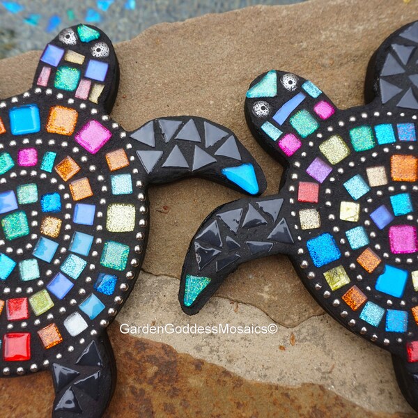 Turtle Mosaic - Etsy