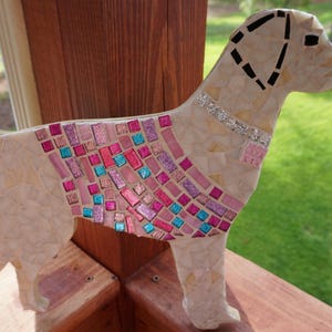 Mosaic Dog LABRADOR Wall Art Stained Glass Decor - Etsy