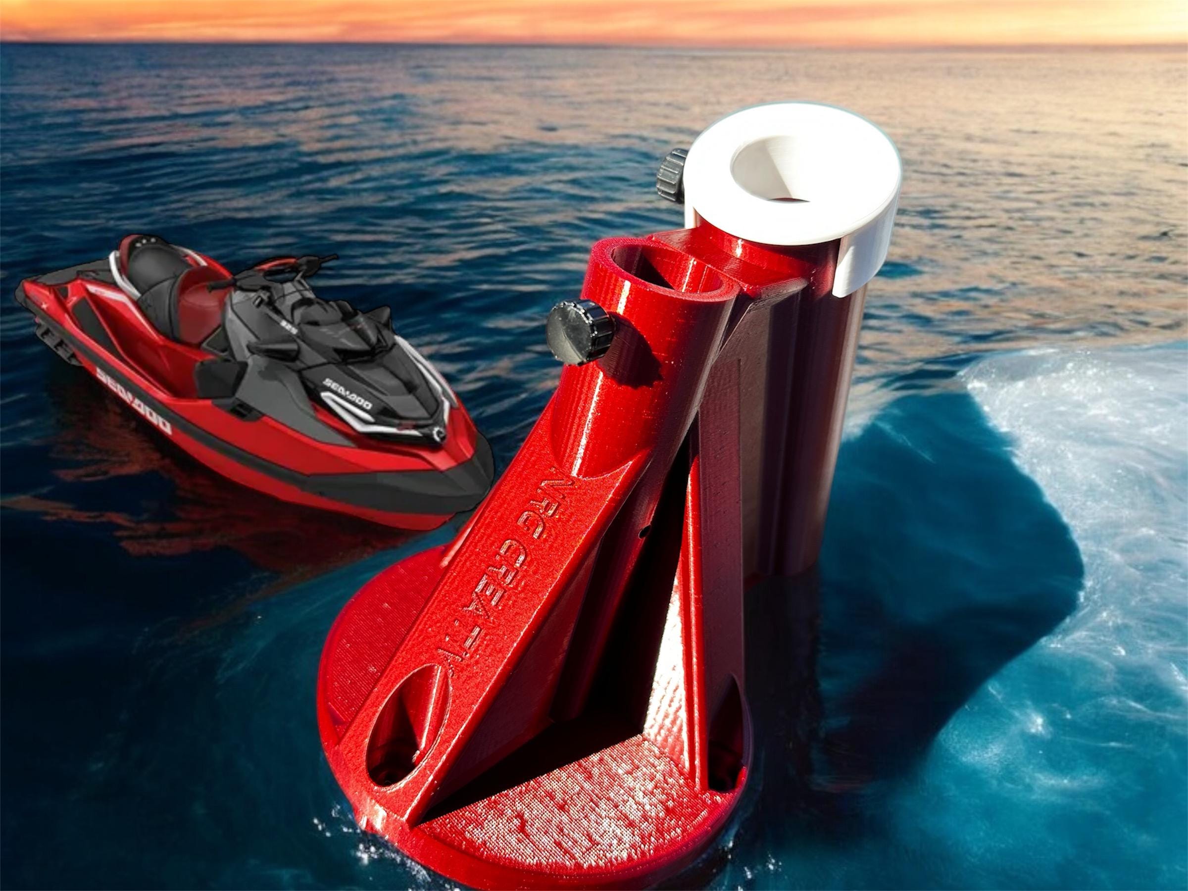 GAME CHANGER Rear Action/360 and Flag Mounts for the Seadoo 2018 and ...