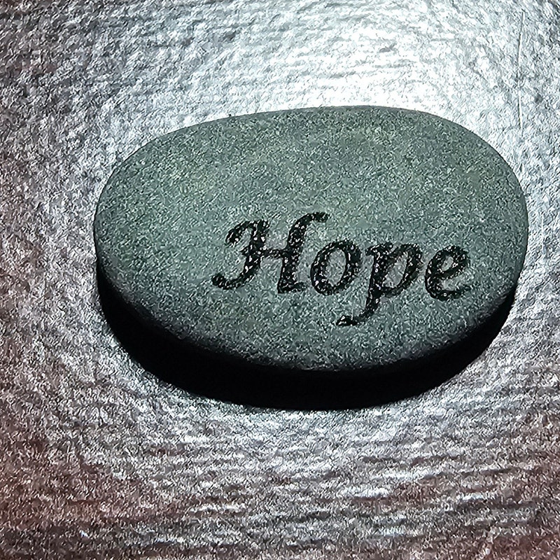 Engraved Stone - Etsy