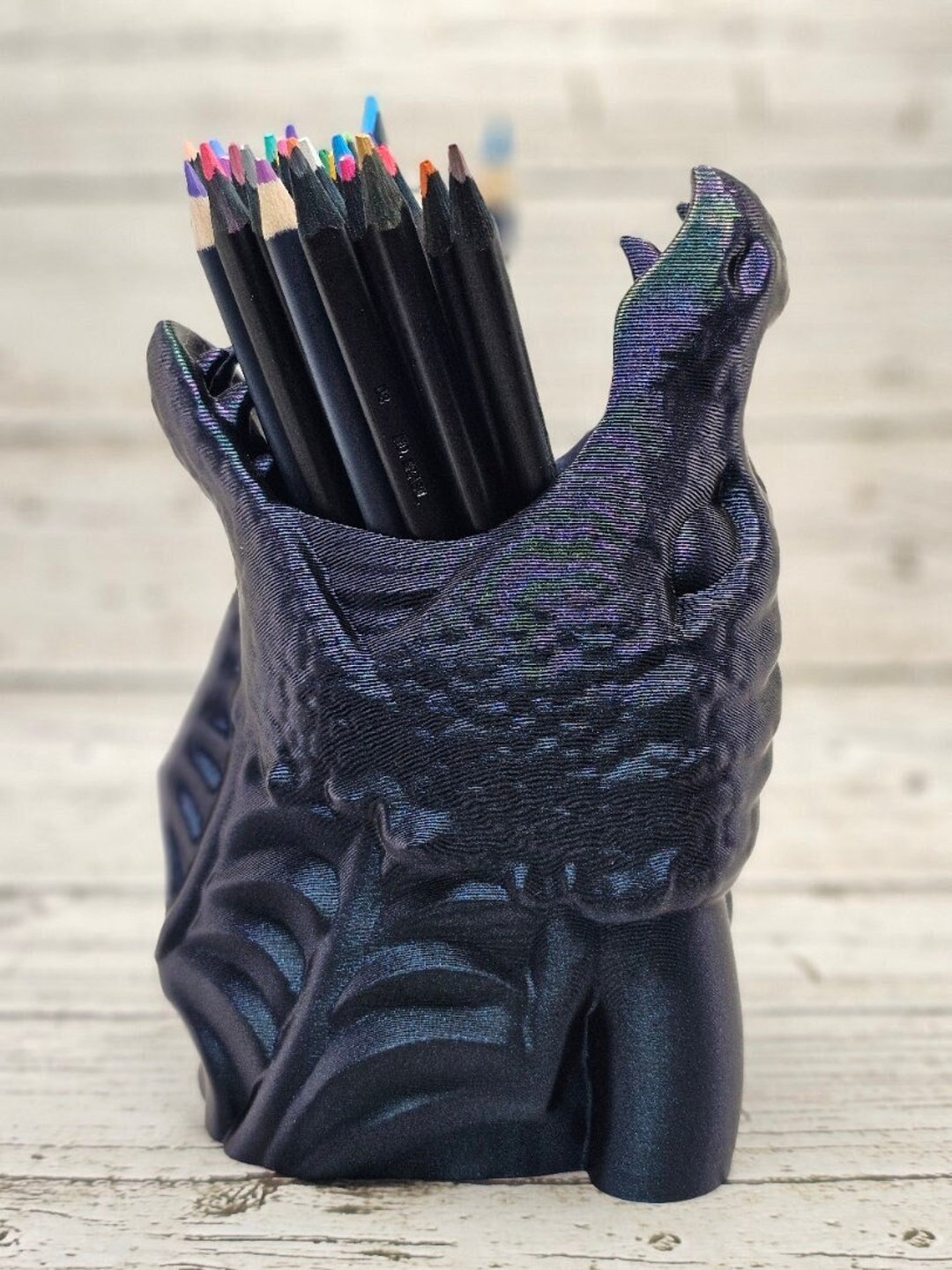 Dragon Head Pen Holder Dragon - Etsy