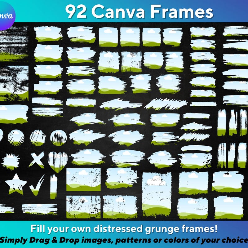 Distressed Frames - Etsy