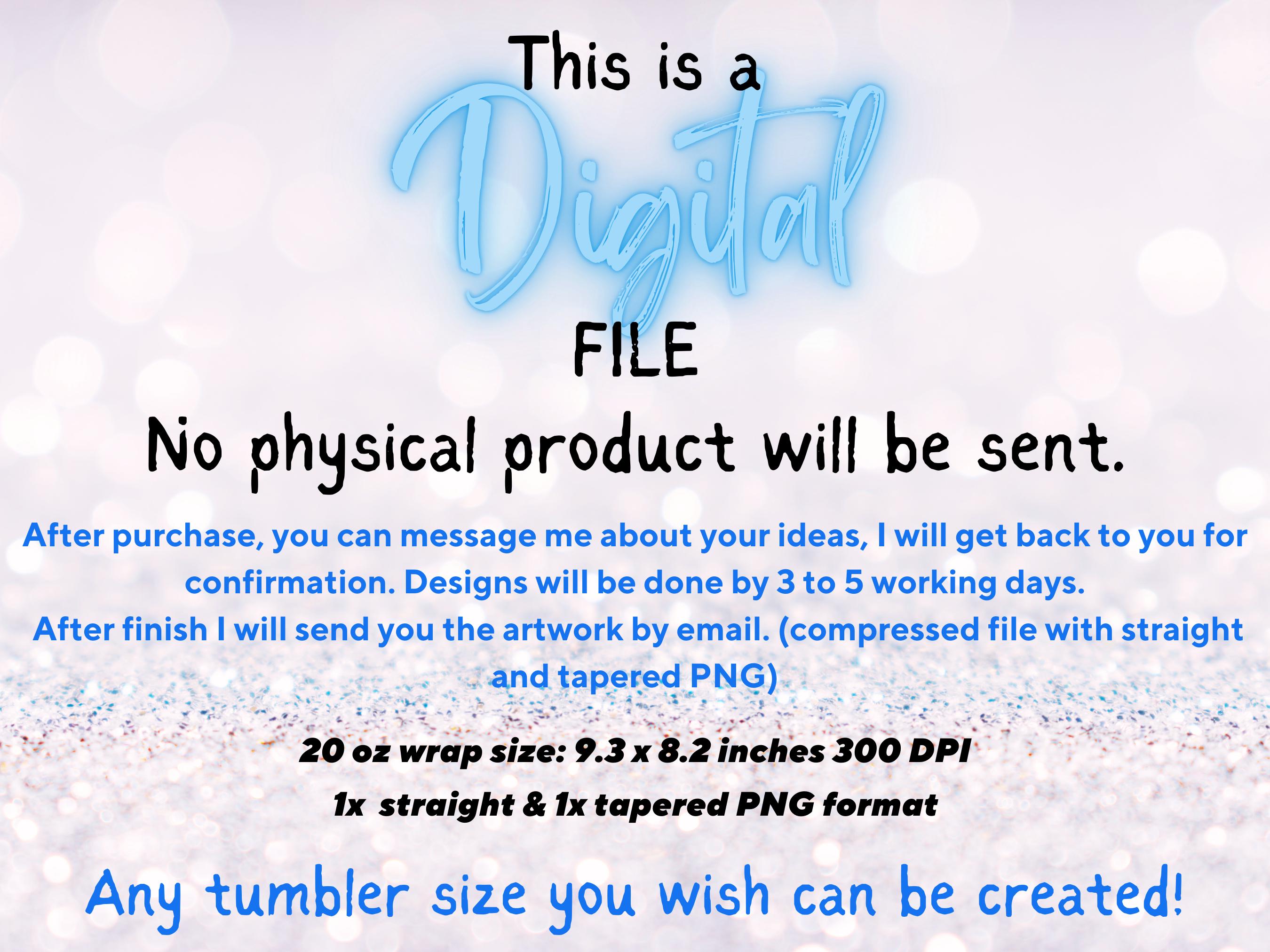 Custom Sublimation Design: Personalize Existing Listings (PNG Digital ...